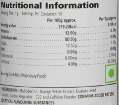 Herbalife Afresh Energy Drink Mix, 0.050 kg Peach online in India ...